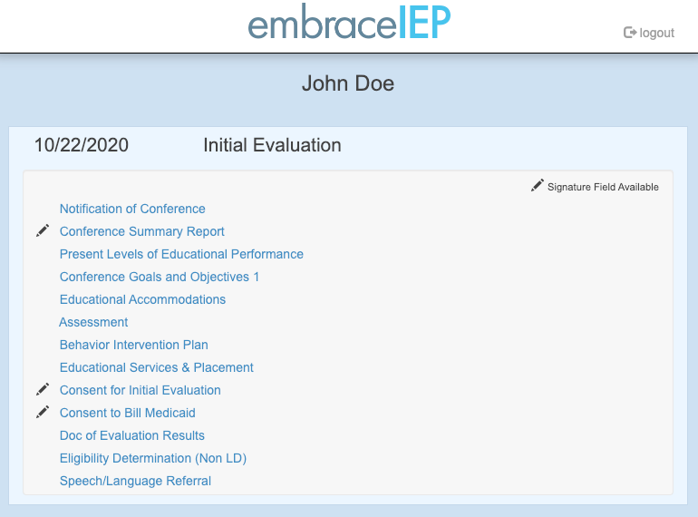Embrace Education Parent Portal